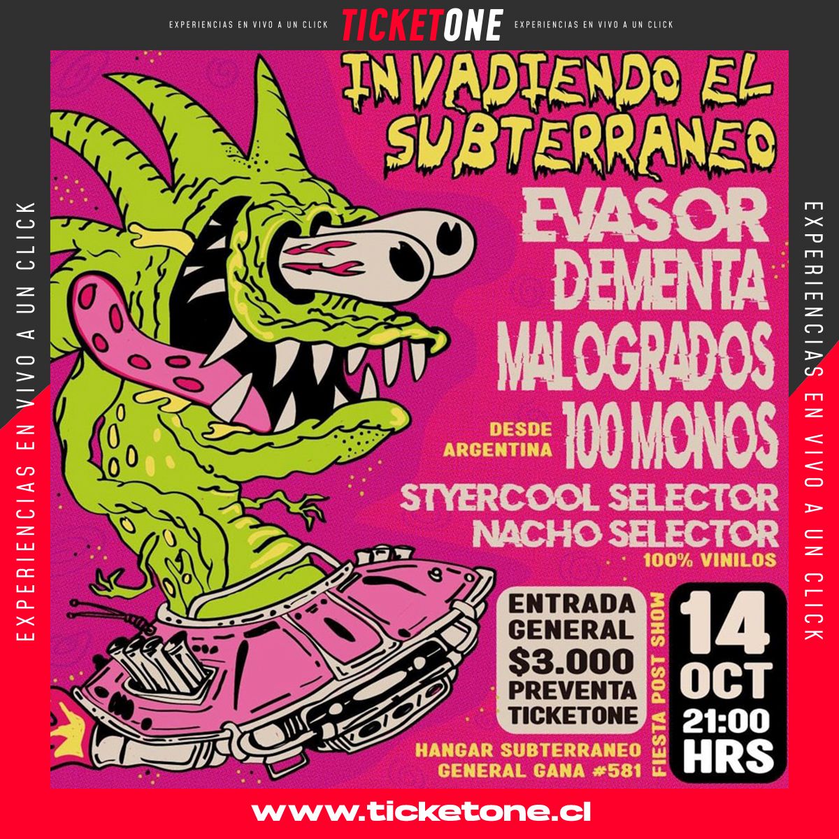 INVADIENDO EL SUBTERRANEO